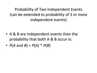 Probability revised | PPTX