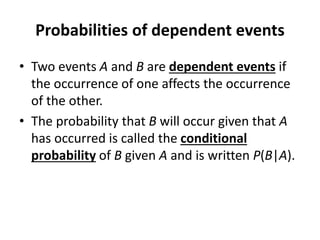 Probability revised | PPTX