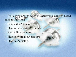 Actuators | PPTX