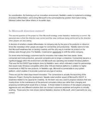 Capstone Project – Strategy Formulation | DOCX