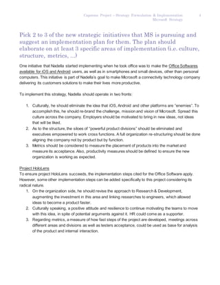 Capstone Project – Strategy Formulation | DOCX