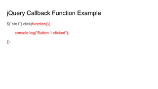 Callback Function | PDF