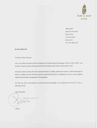 Letter of Employment BAA | PDF