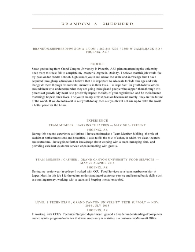 Brandon Resume | PDF