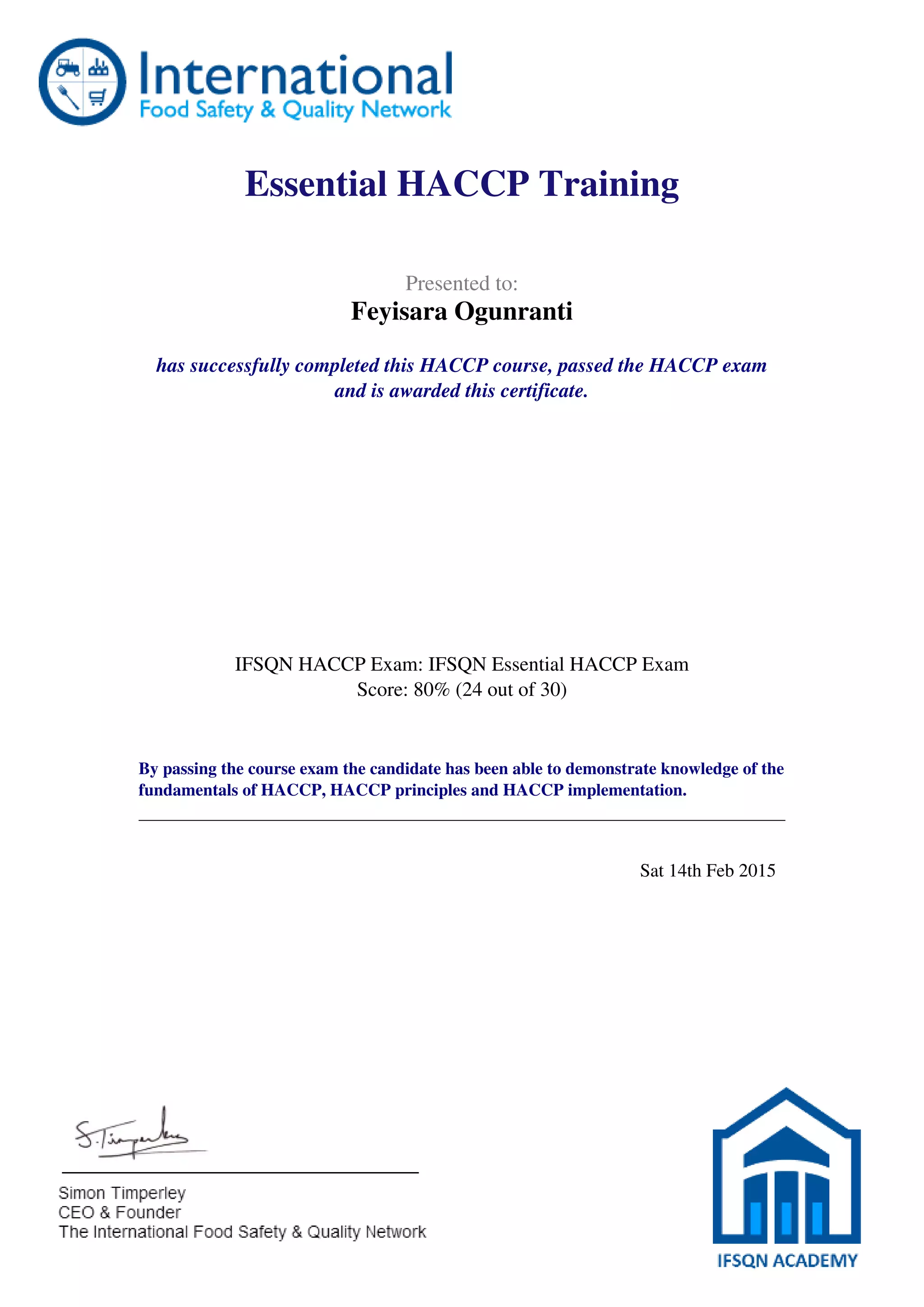 Certificate | PDF