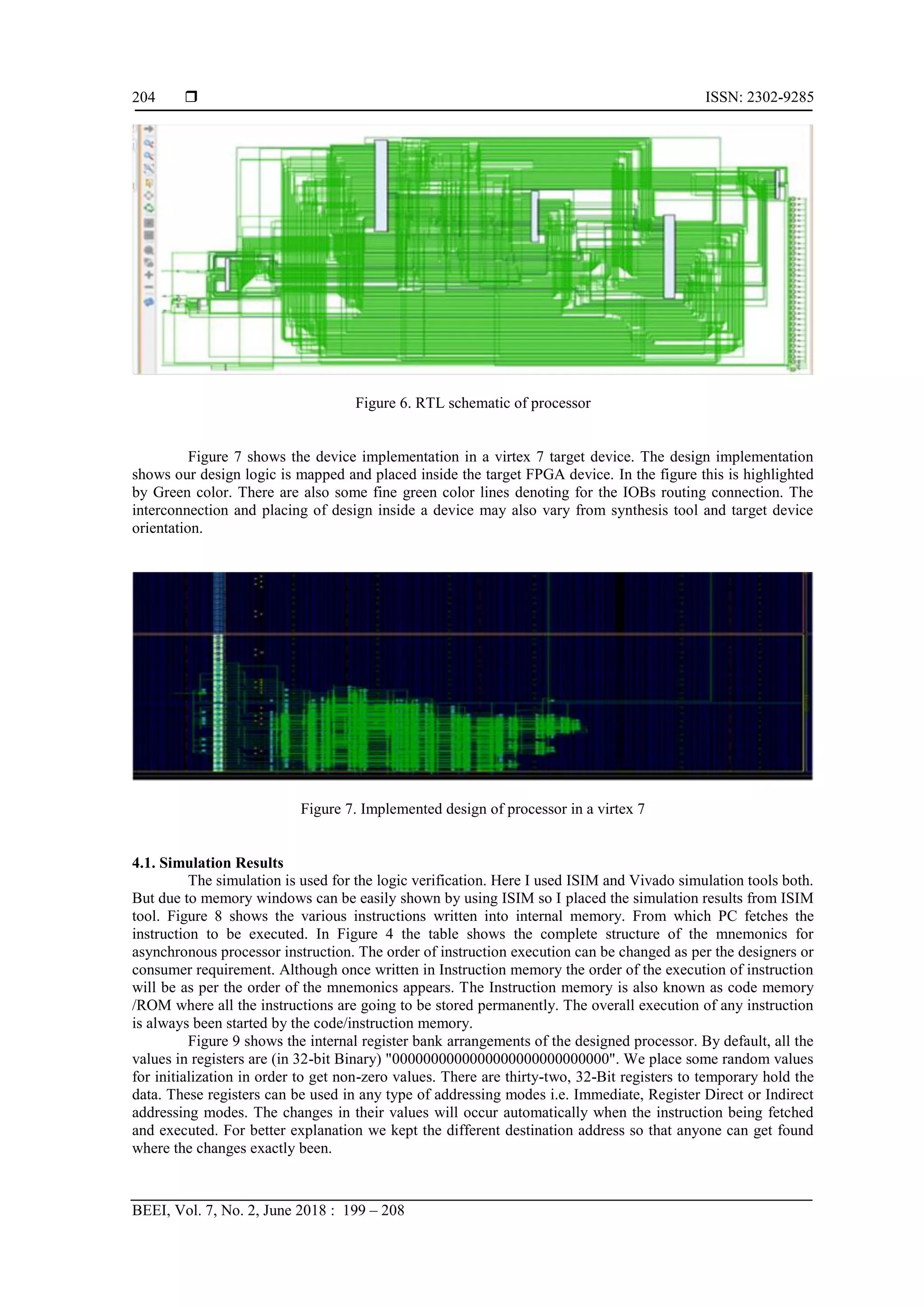 An Enhanced Fpga Based Asynchronous Microprocessor Design Using Vivado