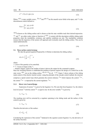 Hybrid Fuzzy Sliding Mode Speed Control for an Electric Vehicle Drive | PDF