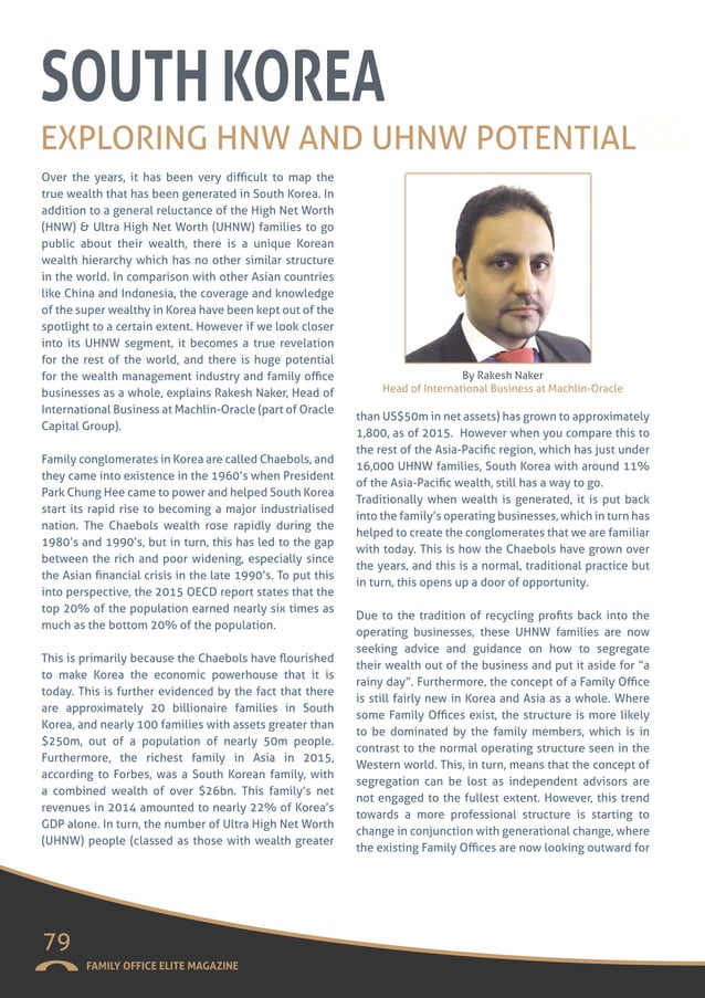 South Korean Article - March 2016 (Family Office Elite) | PDF