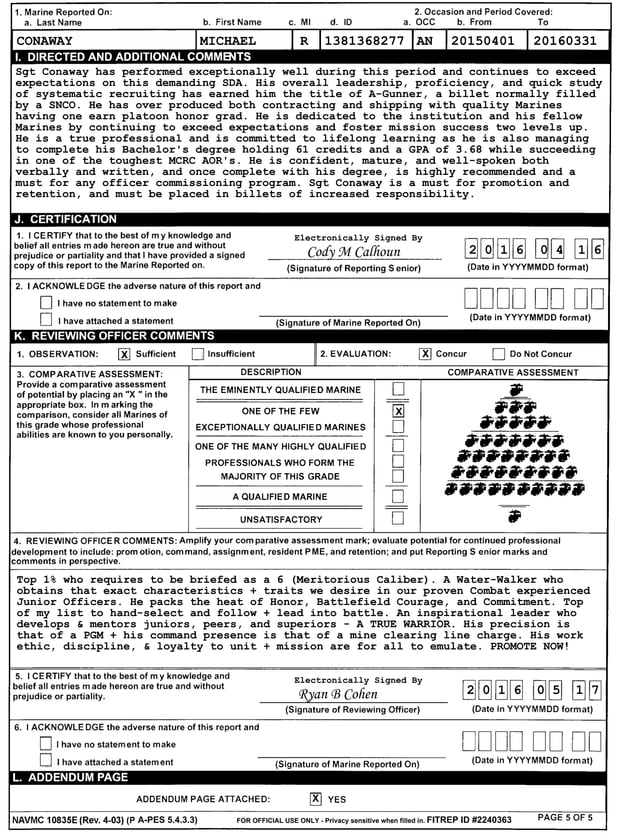 Michael Report Important | PDF