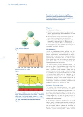 Production cycle optimisation | PDF
