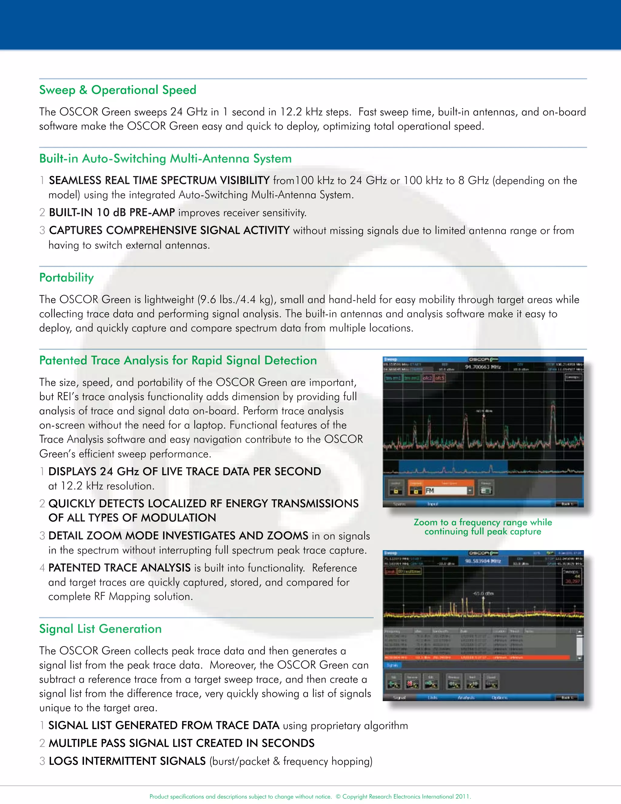 OSCOR Green datasheet | PDF