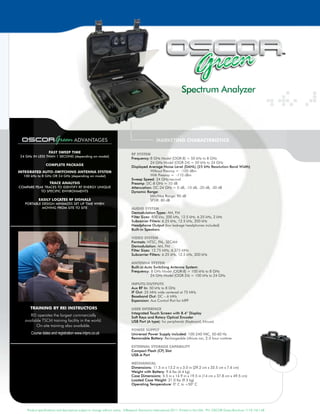 OSCOR Green datasheet | PDF