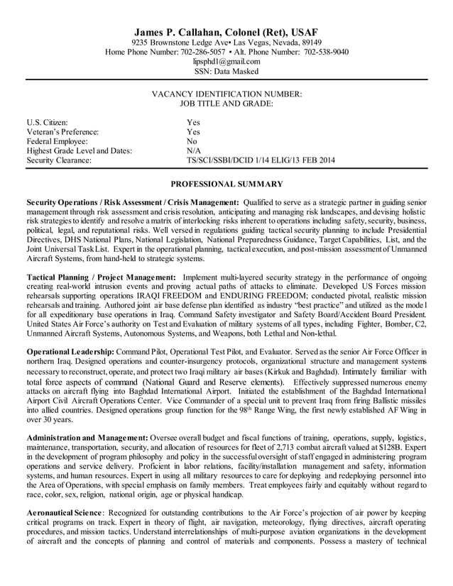 Callahan__James_P_Resume 19 Jul 16 | PDF