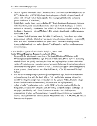 CV Peter Ddungu Jan 2015 | PDF