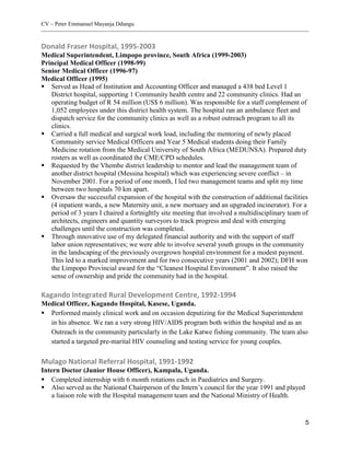 CV Peter Ddungu Jan 2015 | PDF