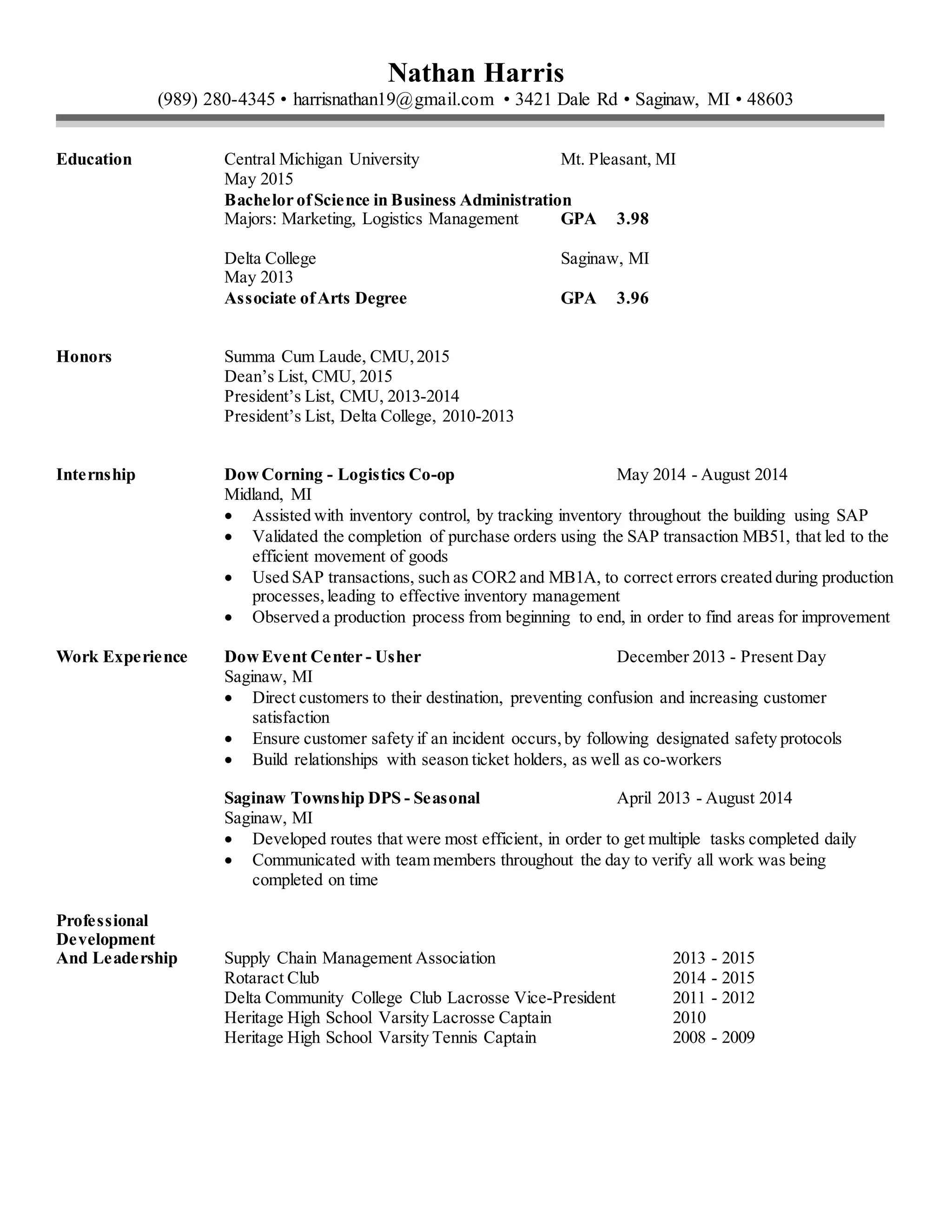 Harris, Nathan Resume | DOCX