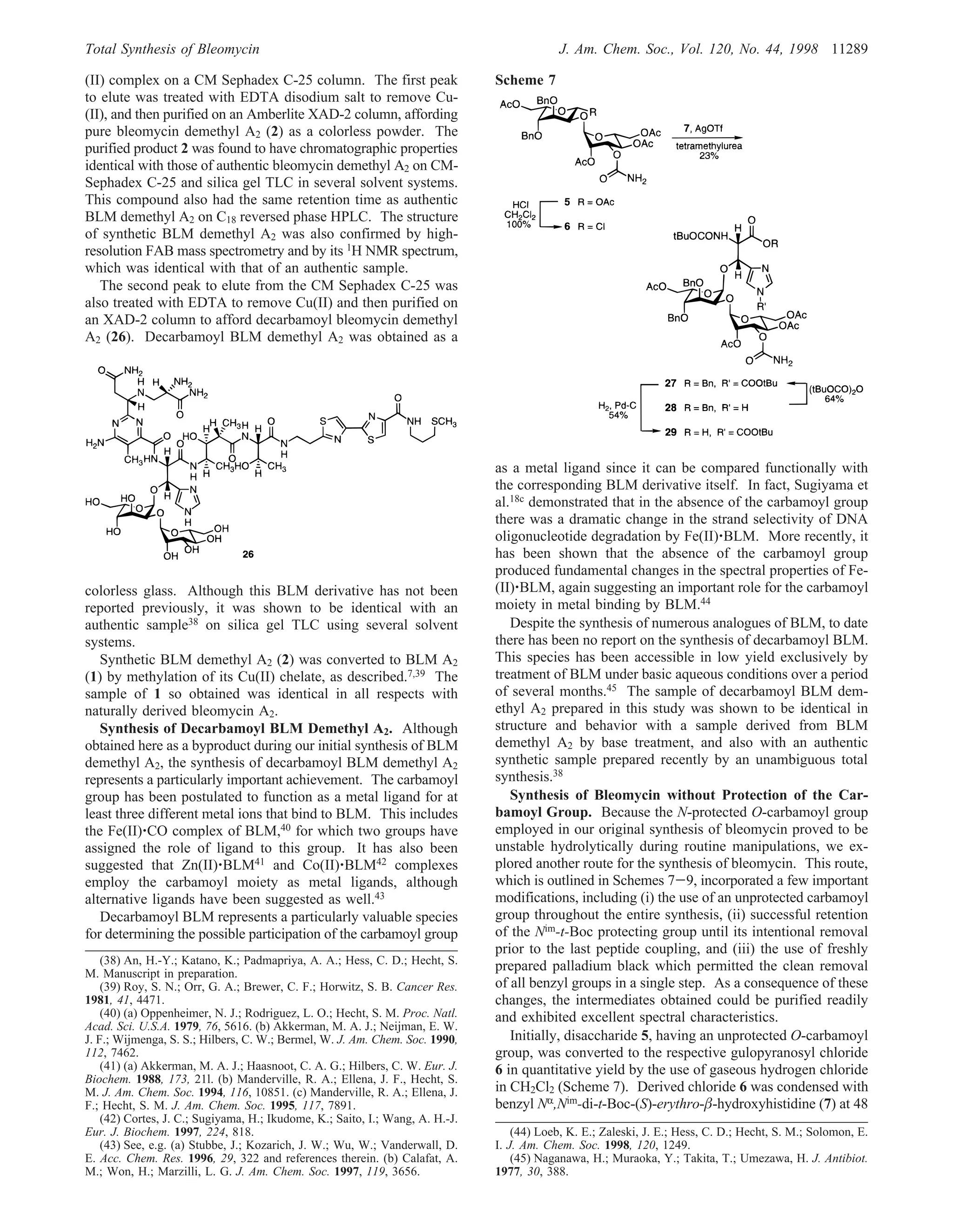 Bleomycin JACS98-11285 Harry | PDF