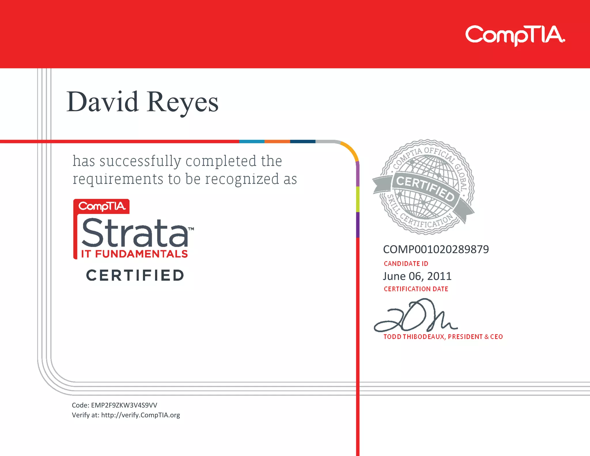 CompTIA IT Fundamentals certificate | PDF | Technology & Computing