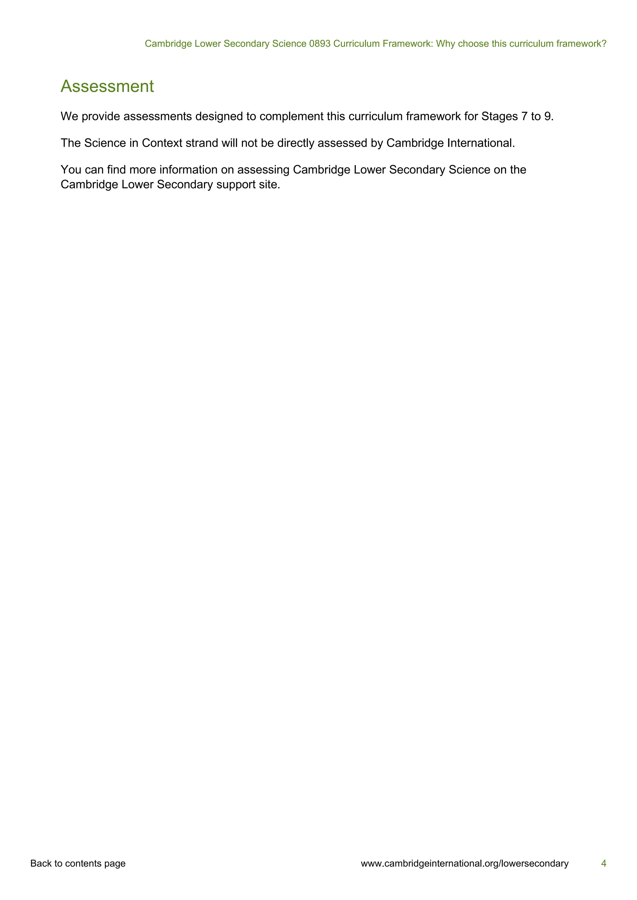 0893 Lower Secondary Science Curriculum Framework 2020 Tcm143 595685 Pdf