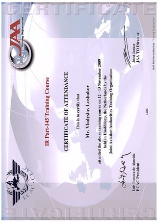 PART 145 TRAINING CERTIF 2009.11.13.PDF