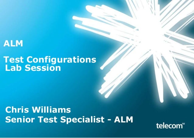 ALM Phase 2 - Test Configurations, Matrix, Libraries Training