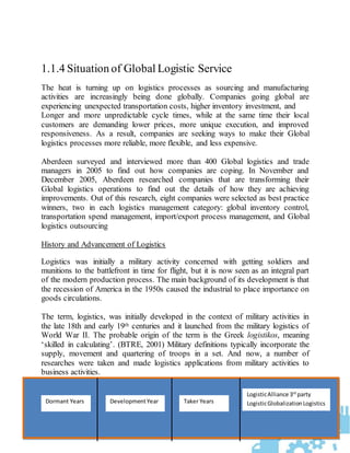 A Report about SCM & Logistics | DOCX