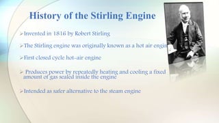 Power point stirling engine | PPTX