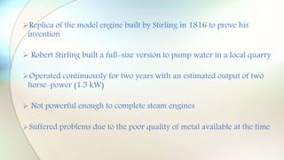Power point stirling engine | PPTX