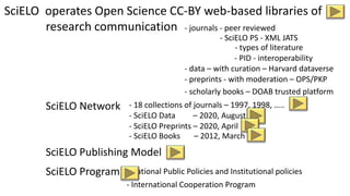Abel L Packer – SciELO advances as an Open Science program | PPT