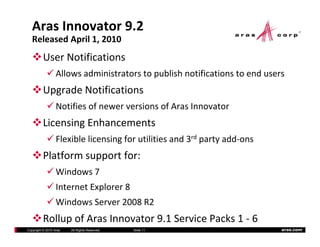 08 Ace 2010 Aras Roadmap | PPT