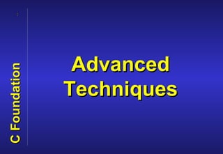 08 advanced techniques | PDF