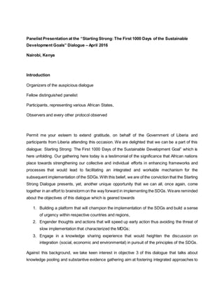 Final Panel Presentation | PDF