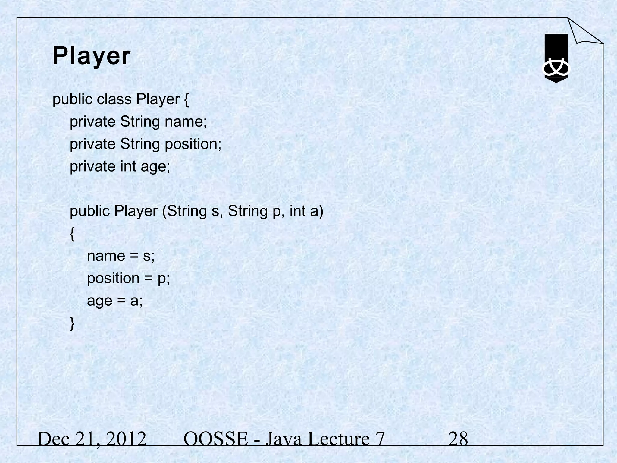 08 aggregation and collection classes | PPT