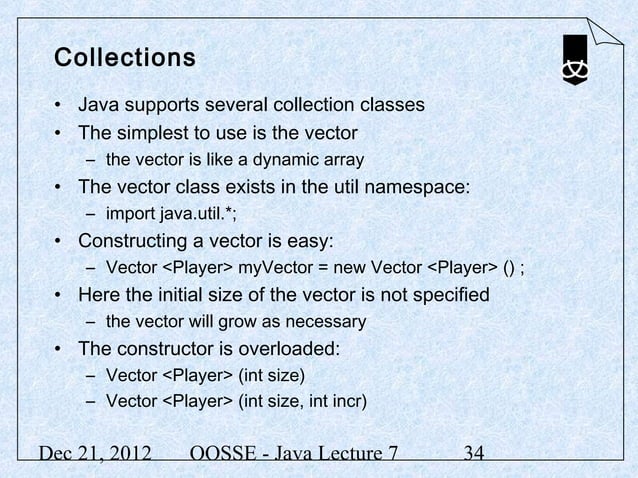 08 aggregation and collection classes | PPT