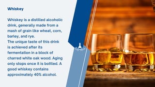 Alcoholic Beverages: Definition, Production, and Ingredients | PDF