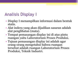 08 analisa display | PPTX