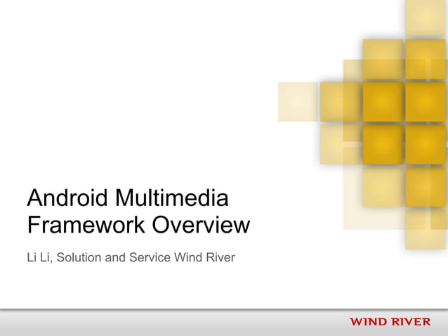 08 android multimedia_framework_overview | PDF | Digital Audio | Computer Software and Applications