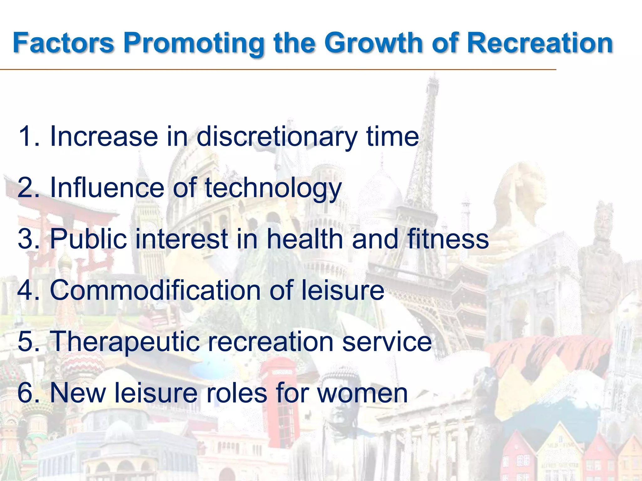 Attractions, Entertainment, Recreation, and Other Sectors - Tourism | PPTX