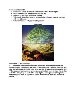 08 August 10, 2014, Daniel 4-5, God's Control of History | PDF