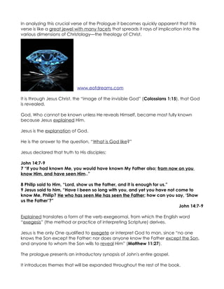 08 August 18, 2013, John 1;14 18, The Gospel Of John | PDF