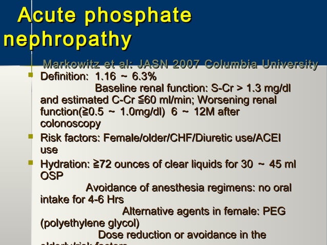 A New Perspective on Hyperphosphatemia | PPT