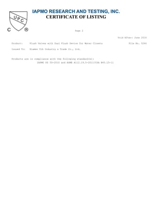 5264 UPC CERTIFICATE | PDF