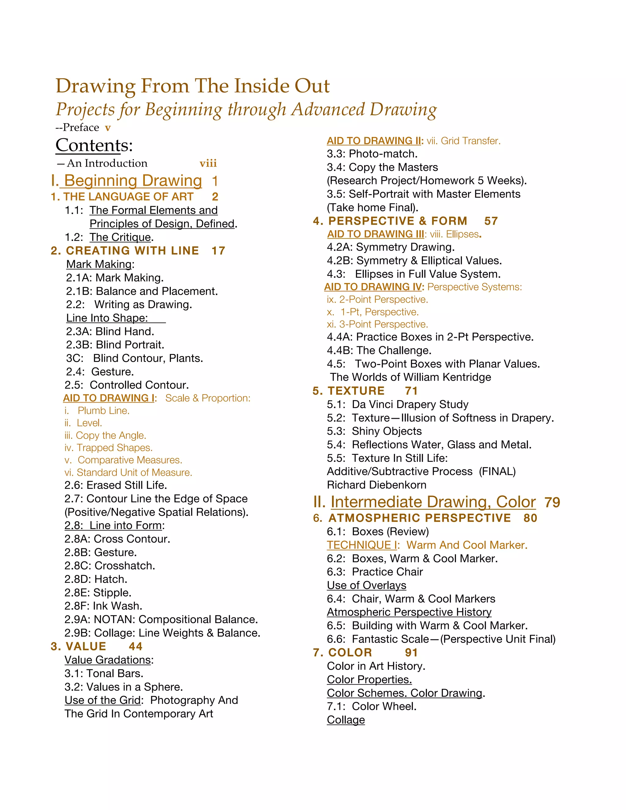 SAMPLE PAGES_ DRAWING FROM THE INSIDE OUT | PDF