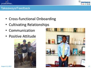 Pepsi Intern Presentation | PPTX