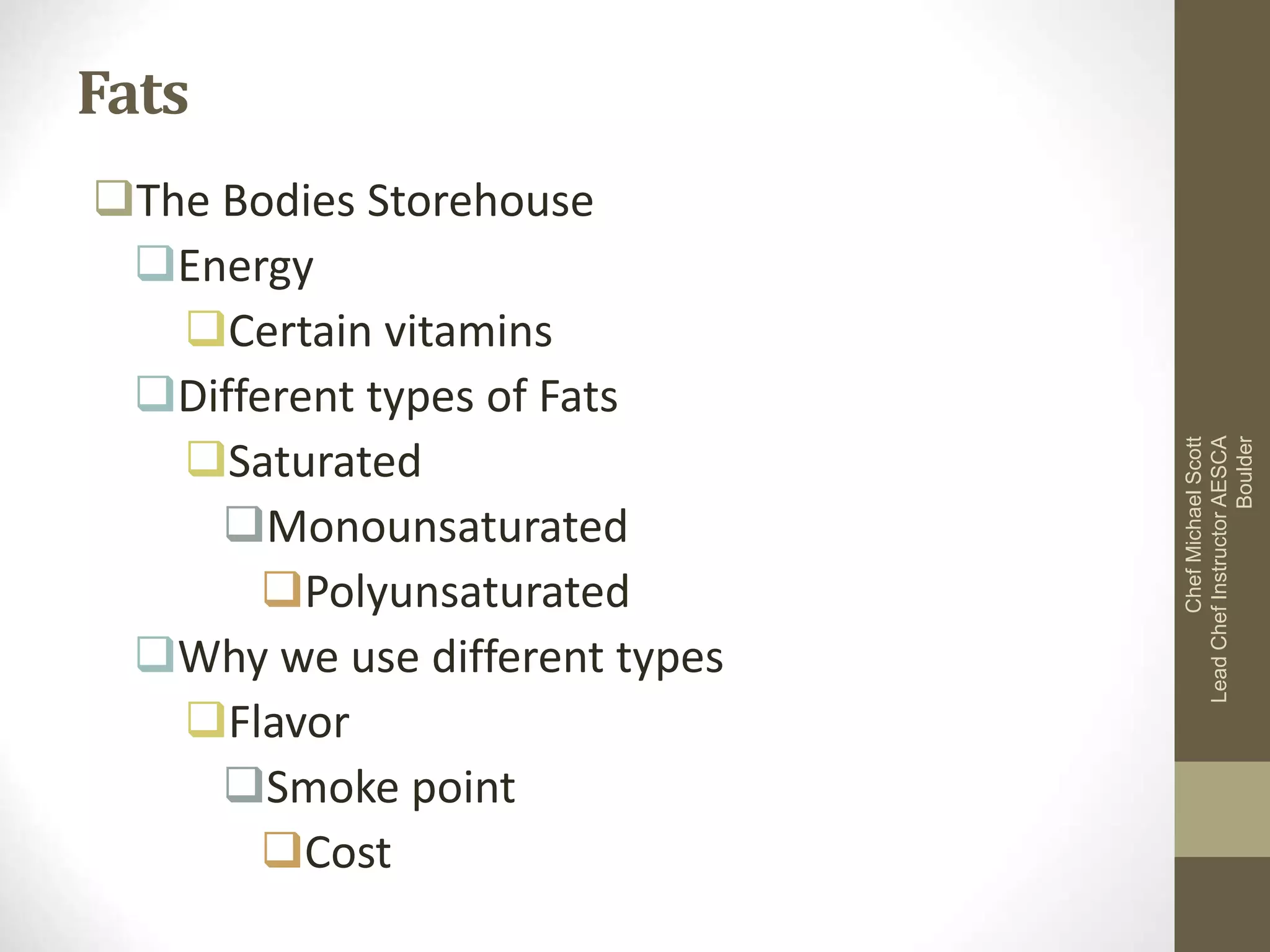08 basic food chemistry | PPT