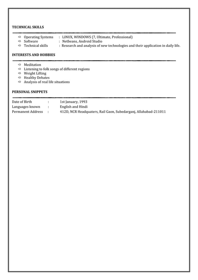 resume -raghav | PDF
