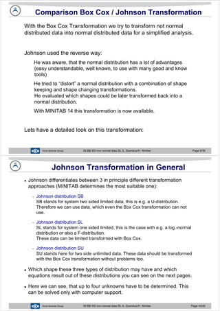Javier Garcia - Verdugo Sanchez - Six Sigma Training - W2 Non Normal ...