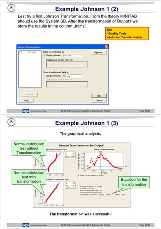 Javier Garcia - Verdugo Sanchez - Six Sigma Training - W2 Non Normal ...