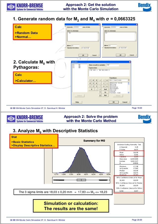 Javier Garcia - Verdugo Sanchez - Six Sigma Training - W4 Monte Carlo…