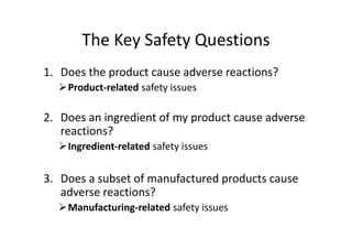 Matching key safety questions with appropriate algorithms Final | PDF